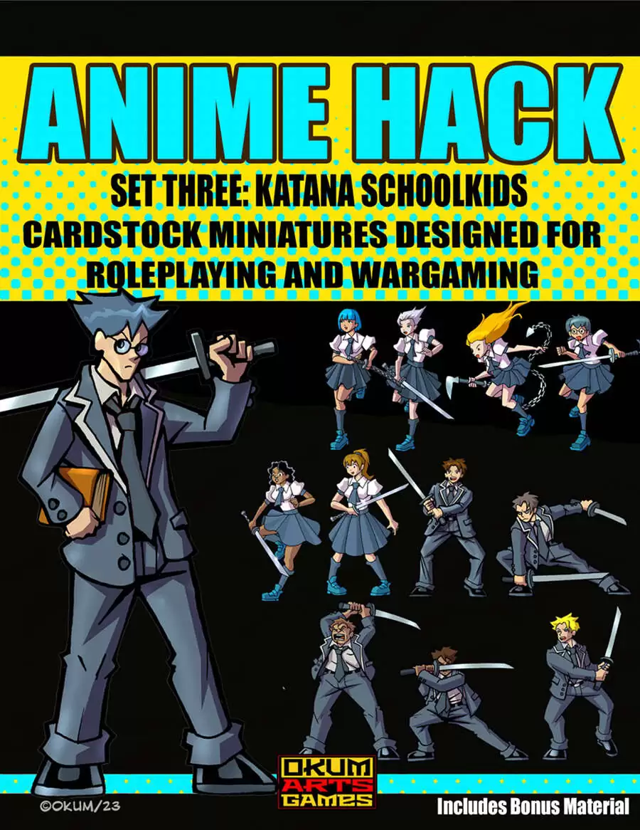 The Anime Hack - Katana Schoolkids - Okumarts Games | Serene Fist ...