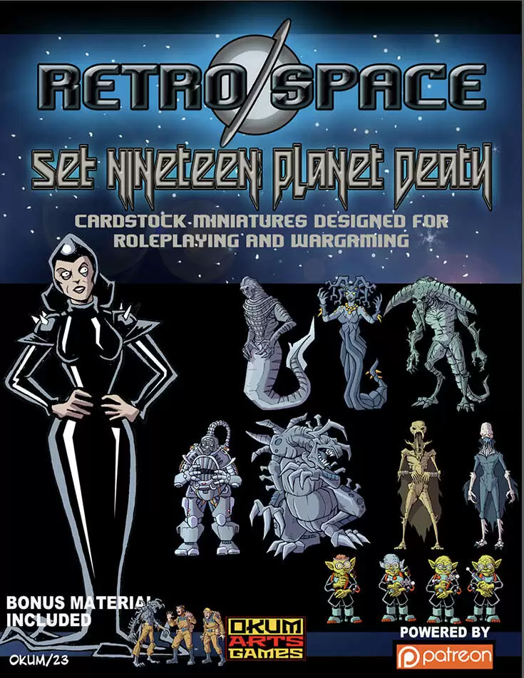 Retro Space Set Nineteen: Planet Death - Okumarts Games | Retro Space ...