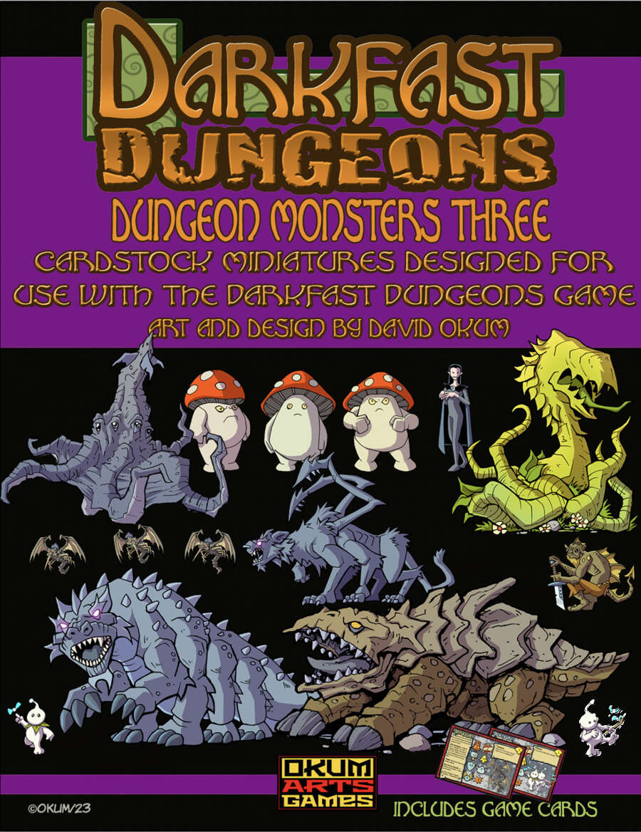 Darkfast Dungeons: Dungeon Monsters Set Three - Okumarts Games ...