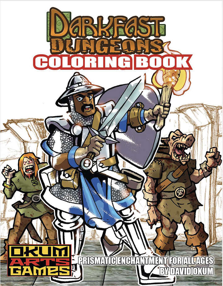 Darkfast Dungeons Coloring Book - Okumarts Games | Darkfast Dungeons ...