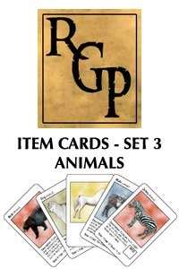 RGP003 - Item Cards Set 3: Animals - Roleplay Geek Publishing | Item ...