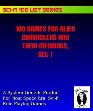 100 Names For Alien Characters and Their Meanings, Set 1 - Fishwife ...