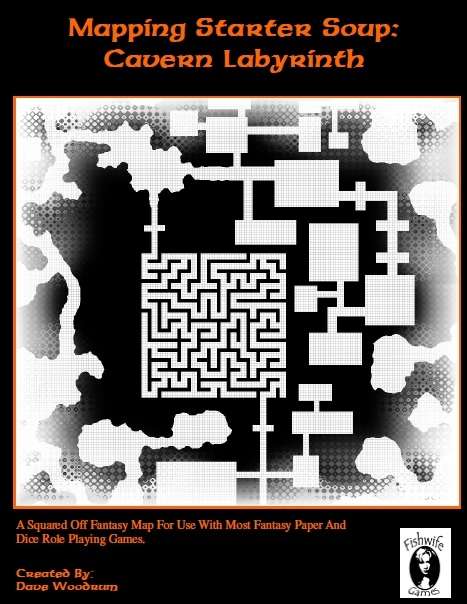 Mapping Starter Soup: Cavern Labyrinth - Fishwife Games | Fantasy Stuff | DriveThruRPG