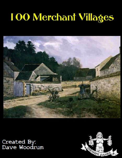100 Merchant Villages - Fishwife Games | Fantasy Lists | DriveThruRPG