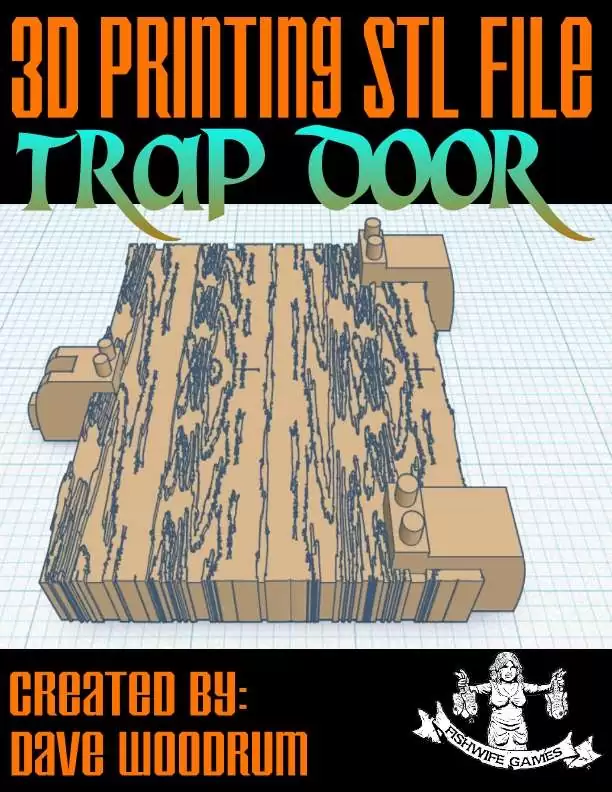 Trap Door (STL 3D Print File) - Fishwife Games | Everything Else | 3D ...