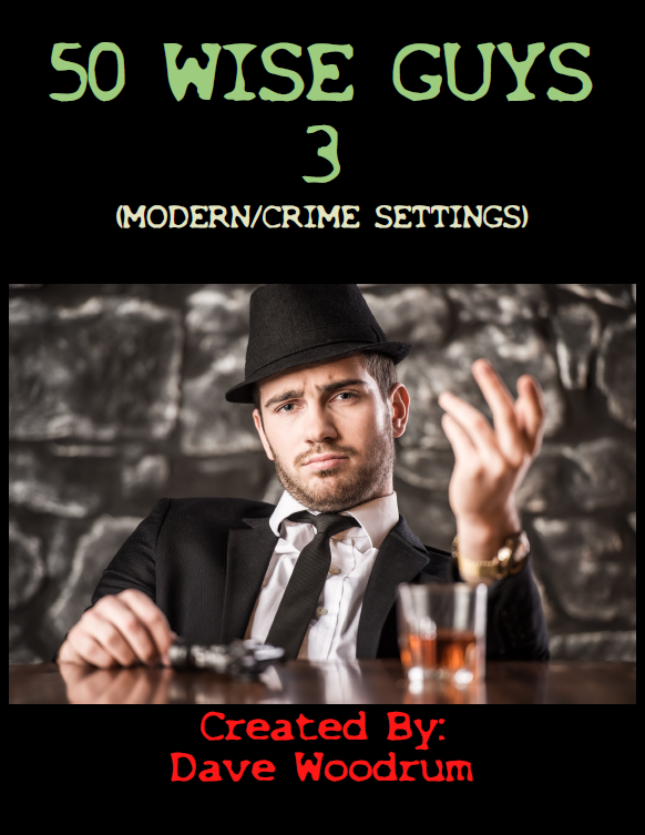 50 Wise Guys 3 - Fishwife Games | Modern/Crime Lists | DriveThruRPG