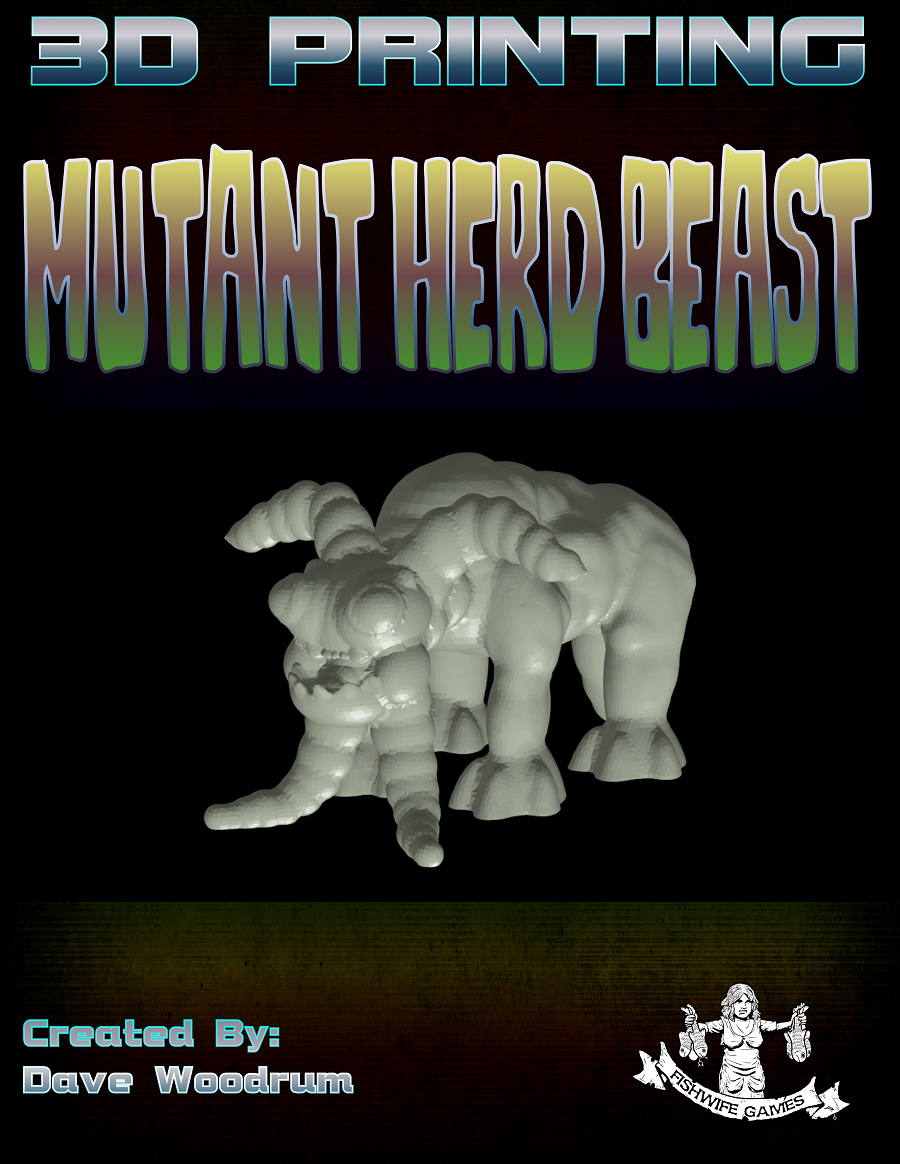 Mutant Herd Beast - Fishwife Games | Everything Else | 3D Printing ...