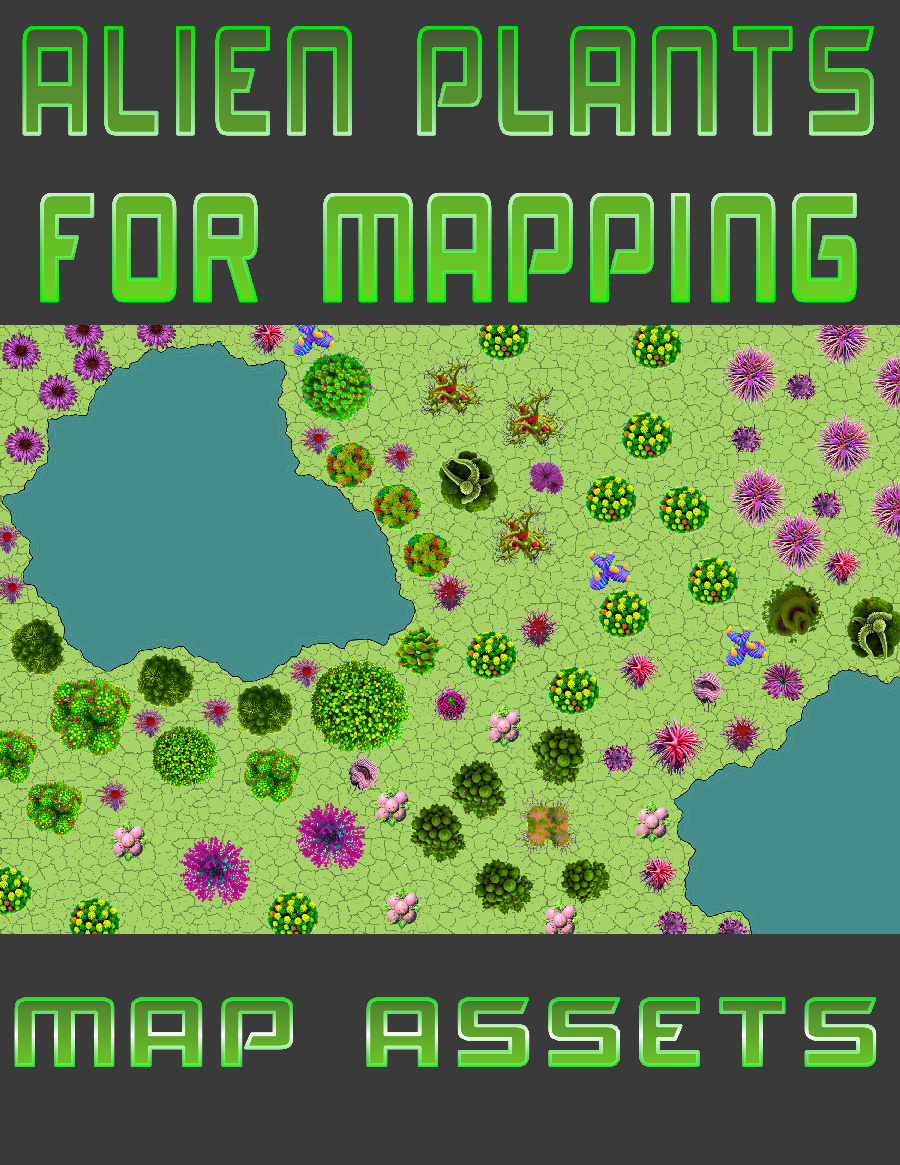 Alien Plants For Mapping - Fishwife Games | Everything Else | ART ...