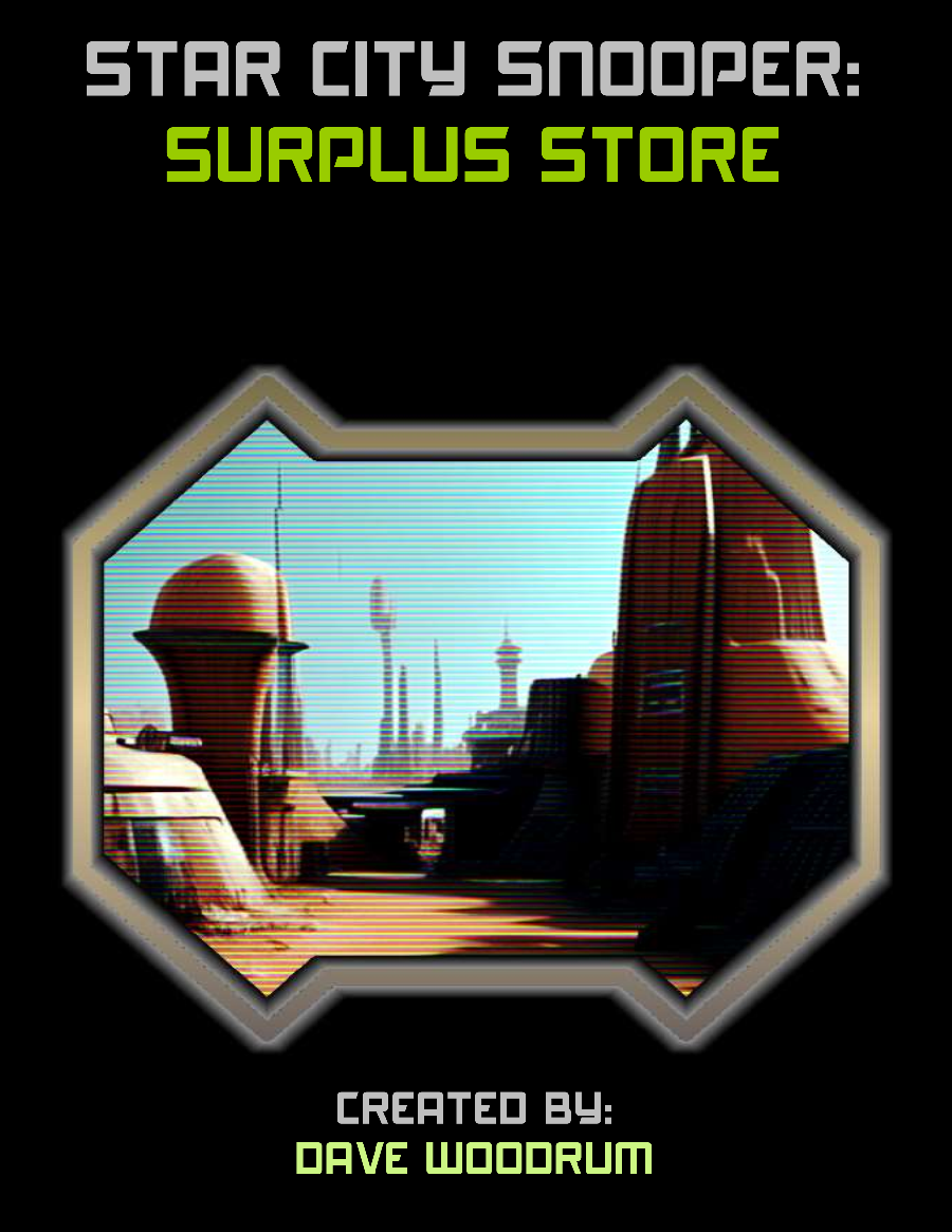 Star City Snooper: Surplus Store - Fishwife Games | Space | DriveThruRPG