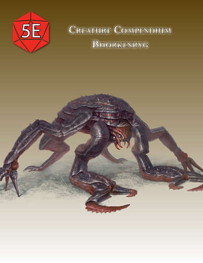 Creature Compendium: Bhorkenbyg - Laughing Bard Games | 5E | DriveThruRPG