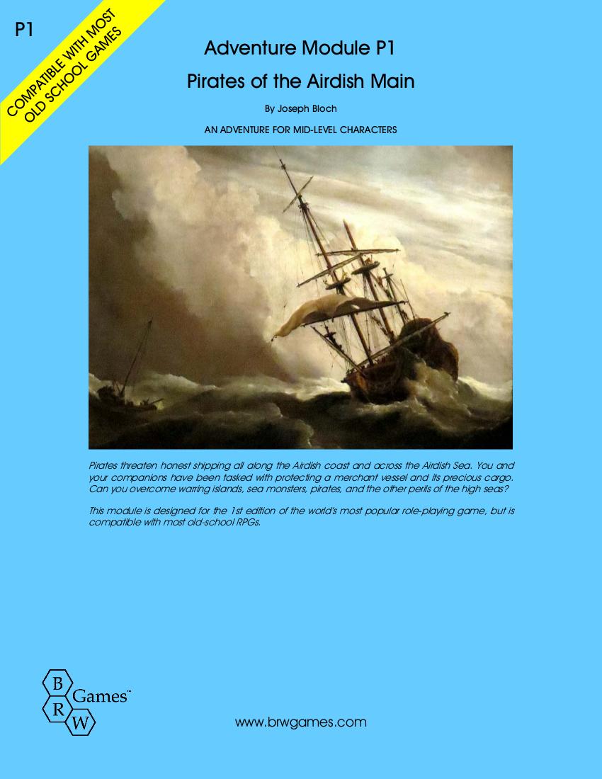 Adventure Module P1 - Pirates of the Airdish Main - BRW Games ...