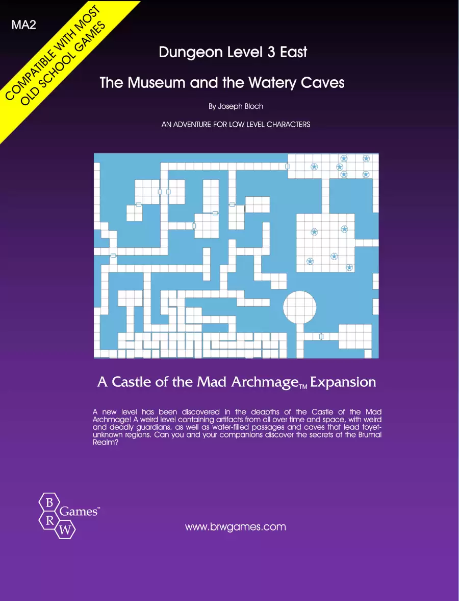 MA2 Castle of the Mad Archmage Level 3 East, The Museum and the Watery ...