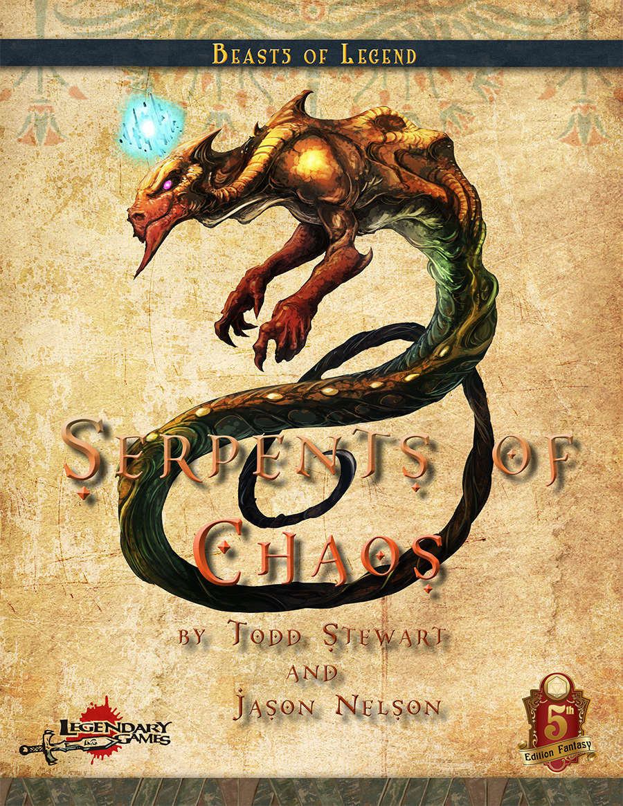 Beasts of Legend: Serpents of Chaos (5E) - Legendary Games | 5th ...