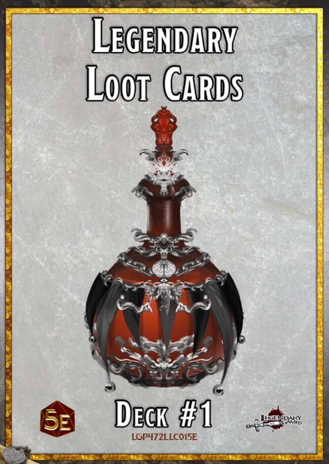 Legendary Loot Cards: Deck #1 - Legendary Games | 5th Edition ...