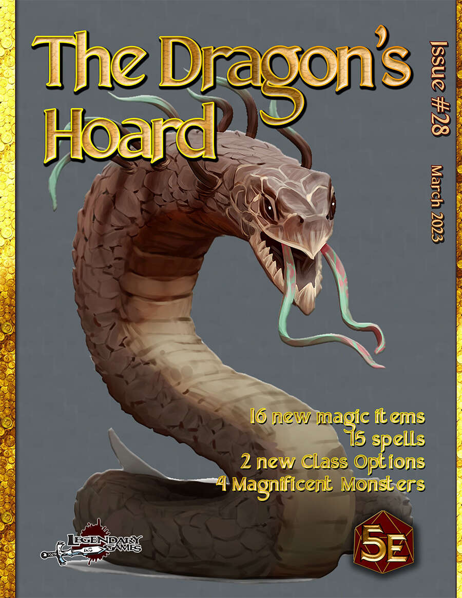 The Dragon's Hoard #28 - Legendary Games | 5th Edition | DriveThruRPG