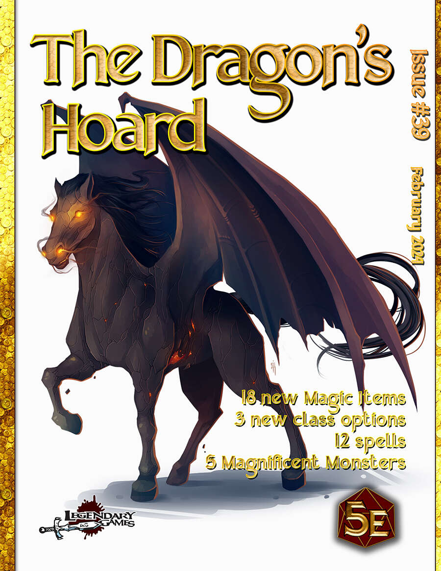 The Dragon's Hoard #39 - Legendary Games | 5th Edition | DriveThruRPG