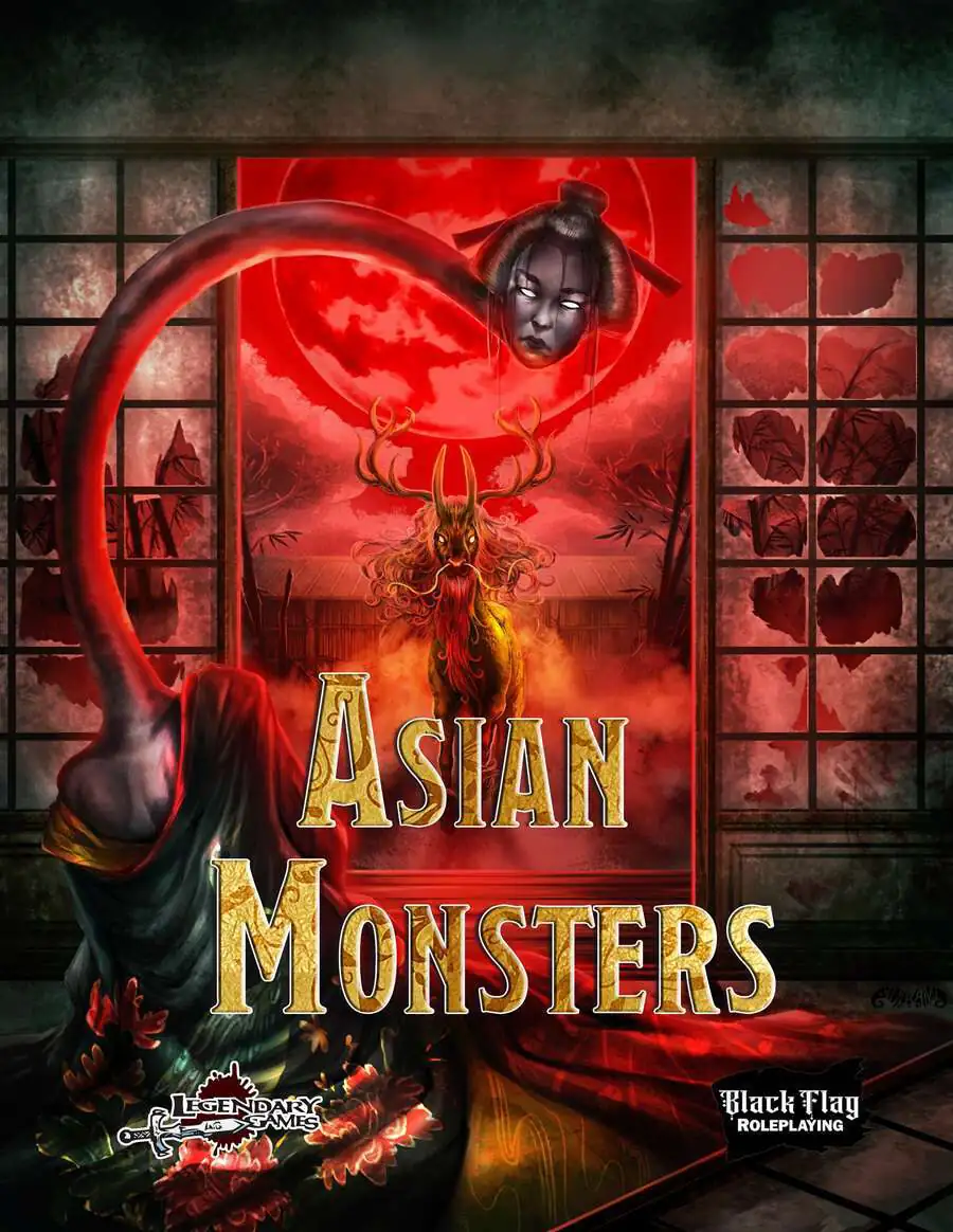 Asian Monsters (Black Flag Roleplaying) - Legendary Games | 5th Edition | Black Flag Roleplaying ...