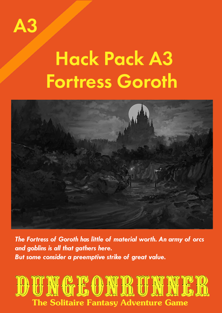 Dungeonrunner A3: Fortress Goroth - Powercell Games | Dungeonrunner | DriveThruRPG