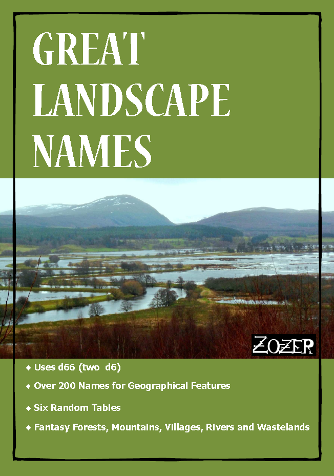 Great Landscape Names - Zozer Games | DriveThruRPG