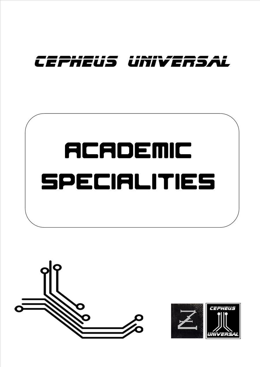 Cepheus Universal: Academic Specialities - Zozer Games | DriveThruRPG