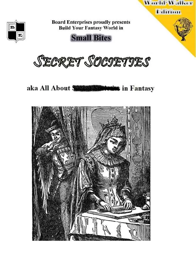 Secret Societies aka All About Secret Societies in Fantasy - Board ...