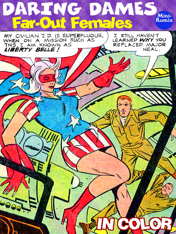 Daring Dames: Far Out Females (in color) - Mini-Komix | DriveThruRPG