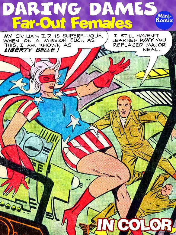 Daring Dames: Far Out Females (in color) - Mini-Komix | DriveThruRPG