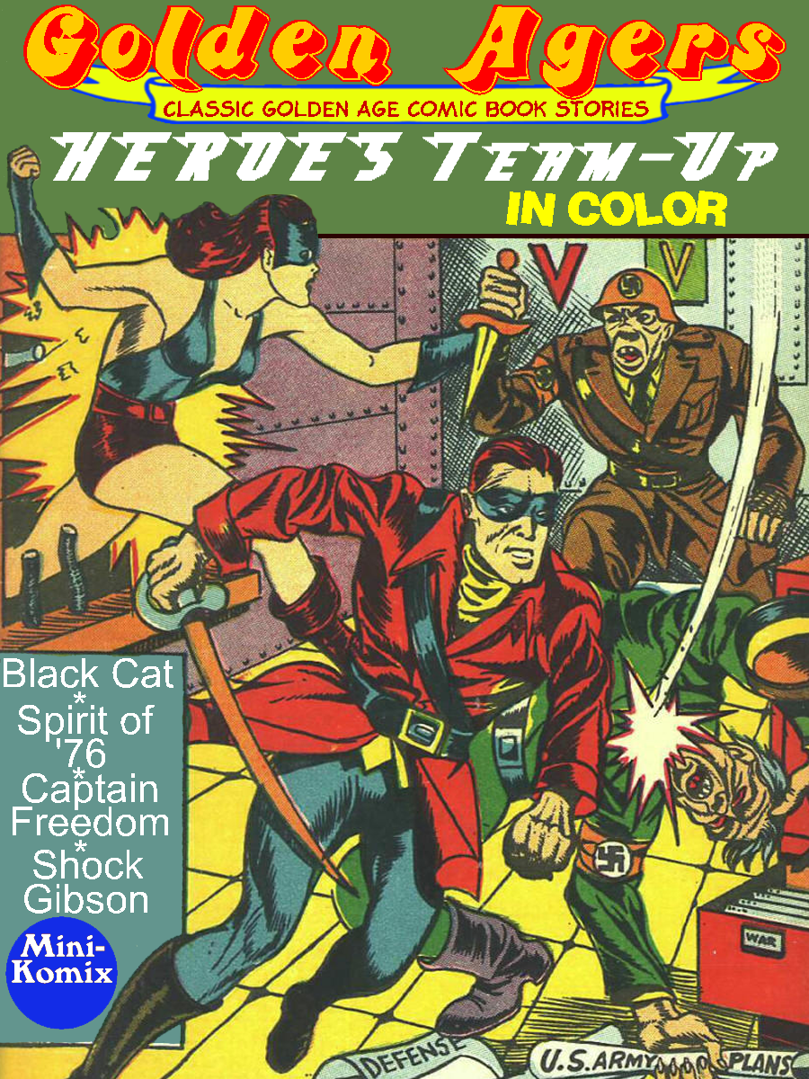 Golden Agers: Heroes Team-Up (in color) - Mini-Komix | DriveThruRPG