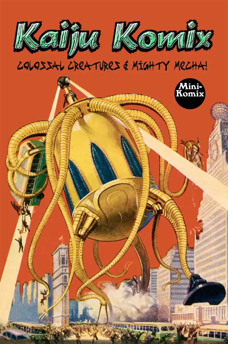 Kaiju Komix (Giant Monster Comics) - Mini-Komix | DriveThruRPG