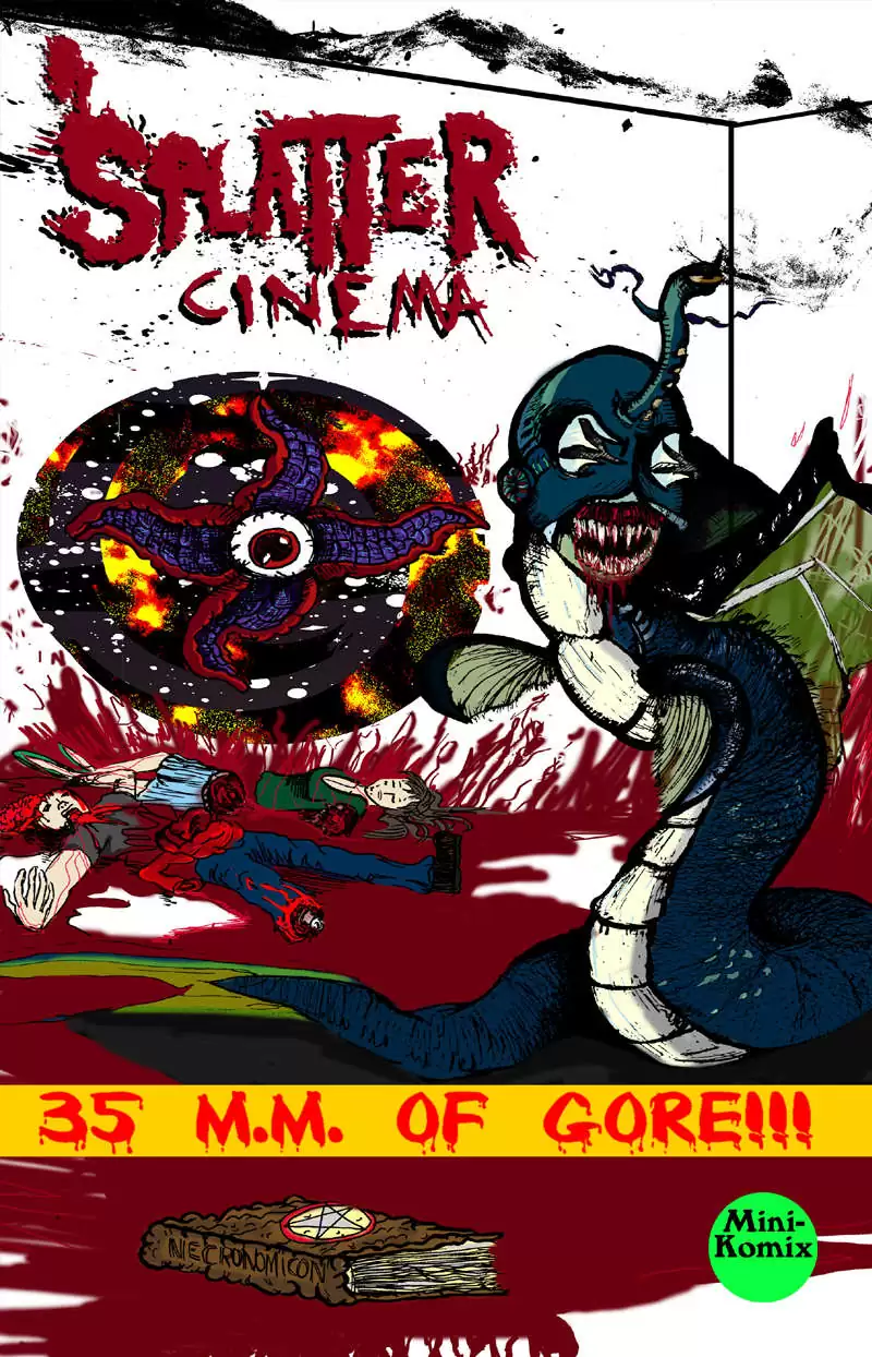 Splatter Cinema (Indy Slasher Film Comics) - Mini-Komix | DriveThruRPG