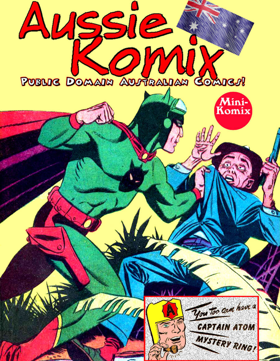 Aussie Komix Australian Action Comics Mini Komix Drivethrurpg