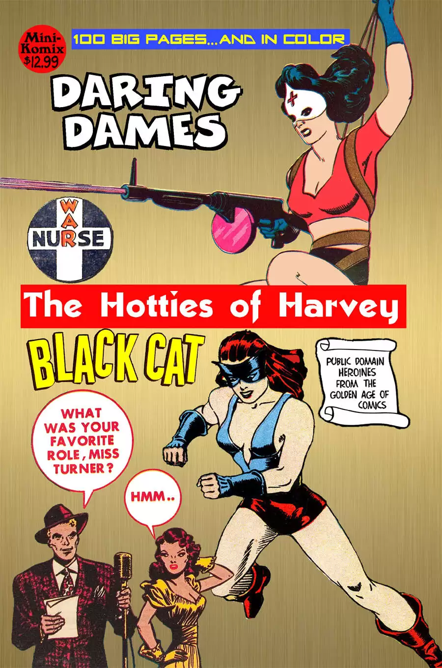 Daring Dames Presents: The Hotties Of Harvey (in color) - Mini-Komix | DriveThruRPG