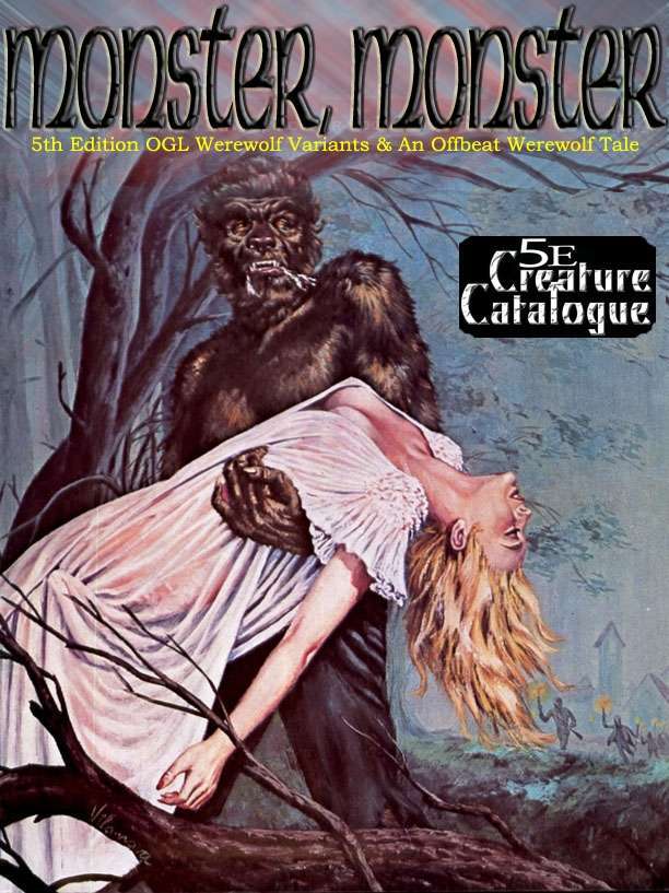 Monster, Monster: Werewolves - NUELOW Games | Other RPGs | Comics ...