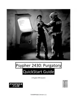Psypher 2430: Purgatory QuickStart Guide - GameAddikts | GA Classics ...