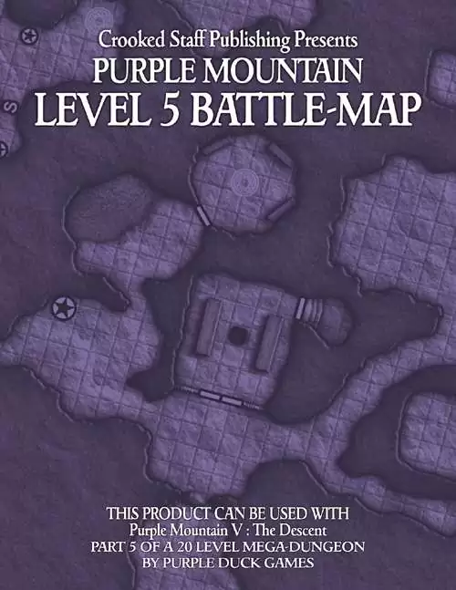 Purple Mountain: Level 5 Battle-Map - Crooked Staff Publishing ...
