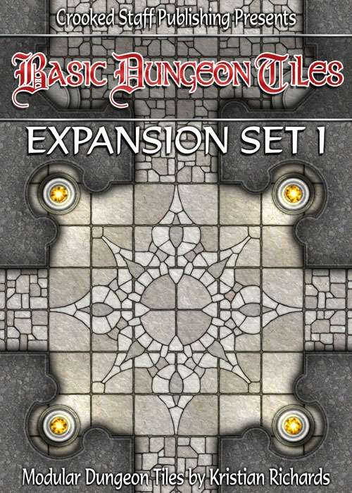 Basic Dungeon Tiles : Expansion Set 1 - Crooked Staff Publishing ...