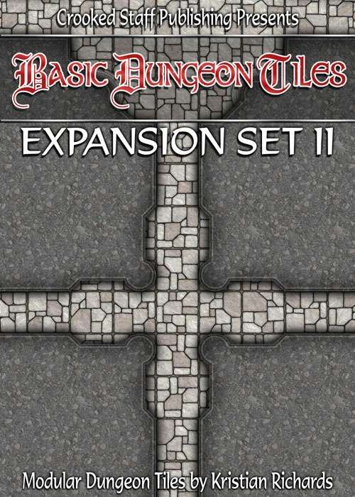 Basic Dungeon Tiles : Expansion Set 2 - Crooked Staff Publishing ...
