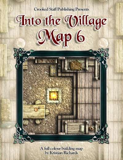 Into the Village: Map 6 - Crooked Staff Publishing | Village Buildings ...