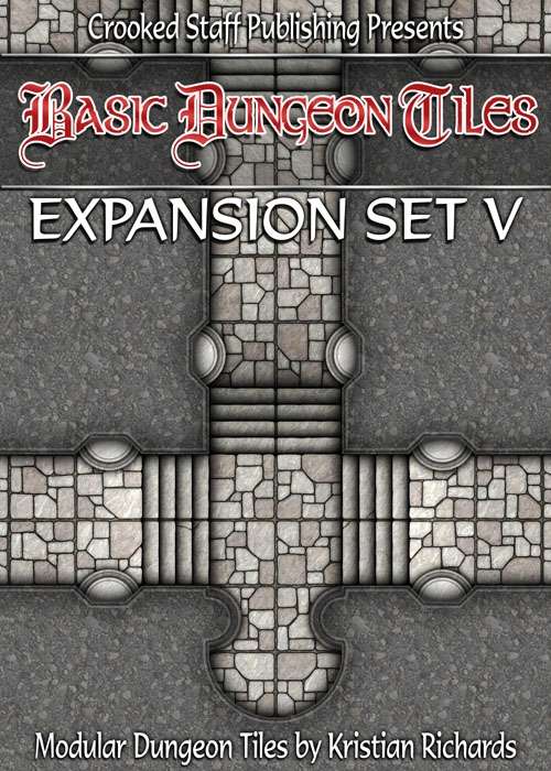 Basic Dungeon Tiles : Expansion Set 5 - Crooked Staff Publishing ...