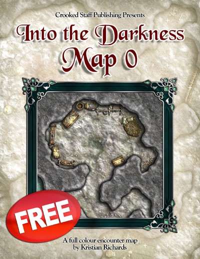Into the Darkness: Map 0 - Crooked Staff Publishing | caves & dungeons ...