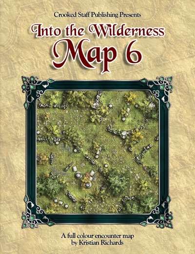 Into the Wilderness: Map 6 - Crooked Staff Publishing | Wilderness Maps ...