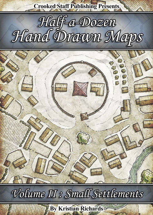 Half-a-dozen Hand Drawn Maps (vol.2) - Crooked Staff Publishing | Hand ...