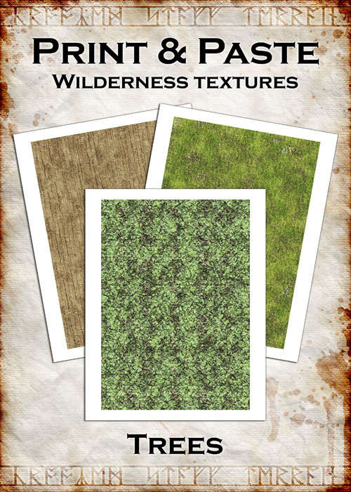 Print & Paste Wilderness Textures: Trees - Crooked Staff Publishing ...