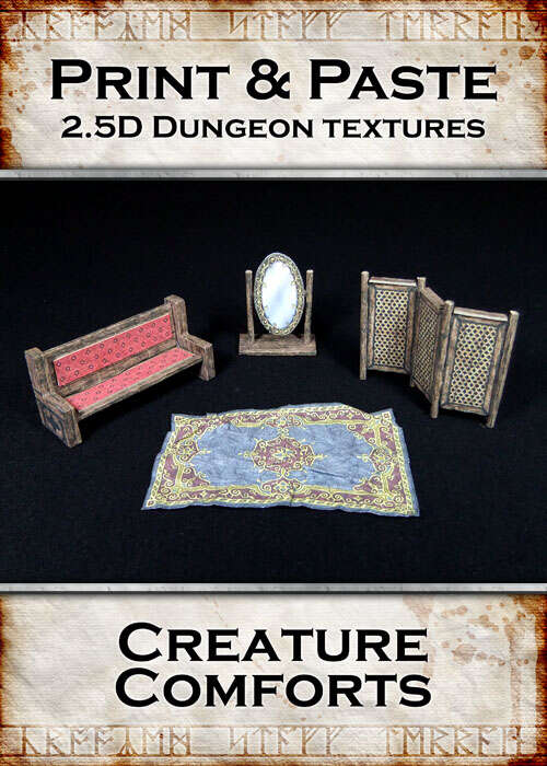 Print & Paste Dungeon Textures: Creature Comforts - Crooked Staff ...