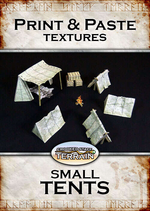 Print & Paste Textures: Small Tents - Crooked Staff Publishing | Print ...