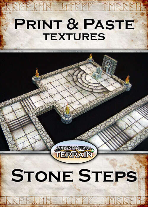 Print & Paste Textures: Stone Steps - Crooked Staff Publishing | Print ...