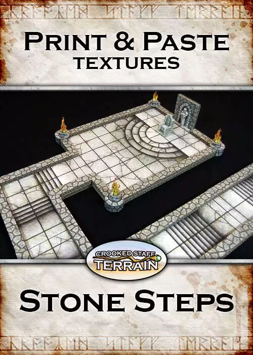 Print & Paste Textures: Stone Steps - Crooked Staff Publishing | Print ...