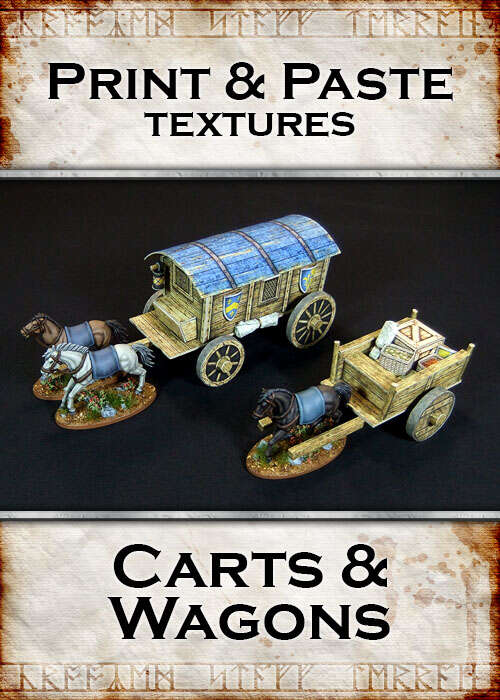 Print & Paste Textures: Carts & Wagons - Crooked Staff Publishing ...