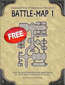 Battle-Map 1 - Crooked Staff Publishing | Dungeon Maps | DriveThruRPG