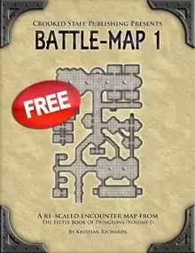 Battle-Map 1 - Crooked Staff Publishing | Dungeon Maps | DriveThruRPG